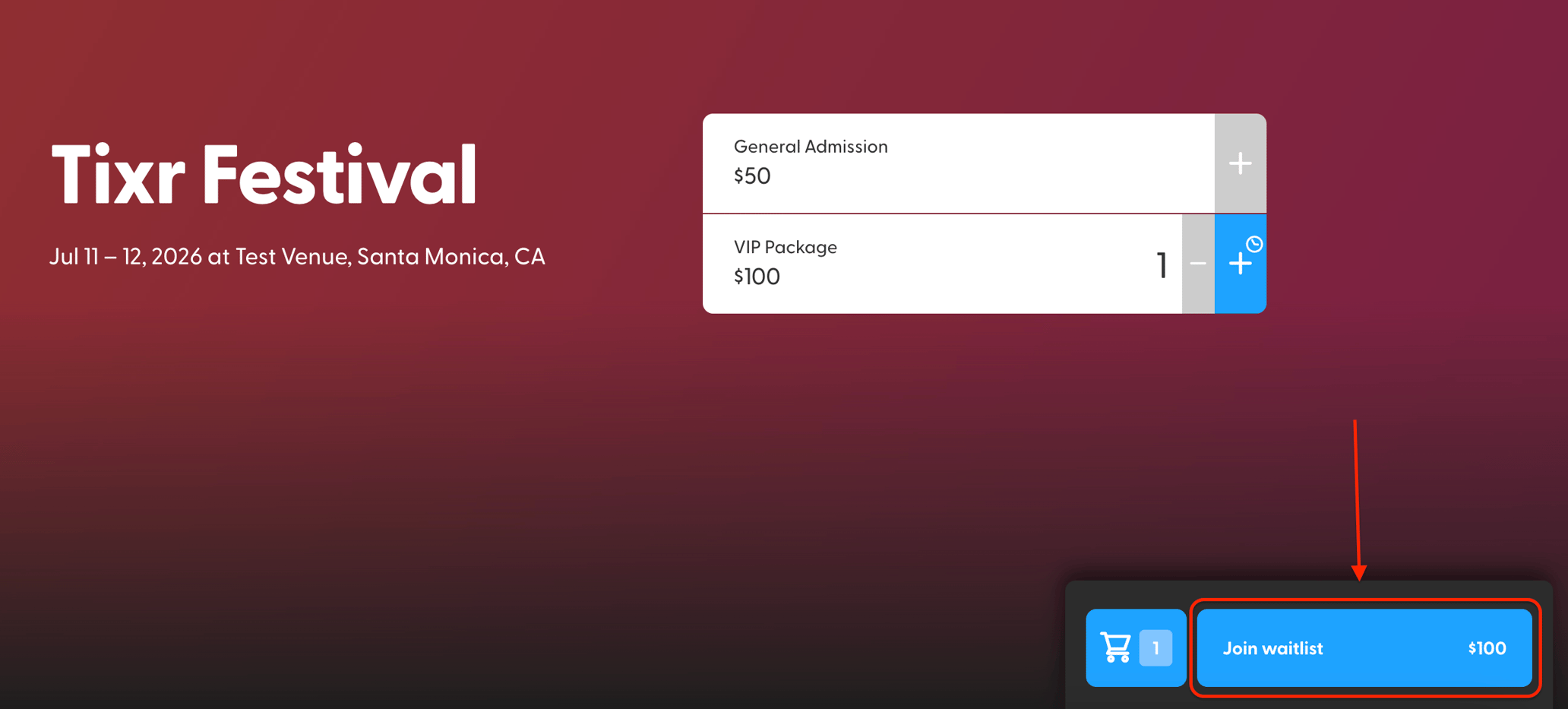 Joining, Updating, and Leaving Waitlists